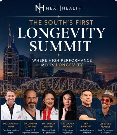 Next Health Announces Inaugural Longevity Summit in Nashville Featuring ...