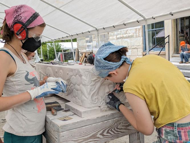 stone carving studio