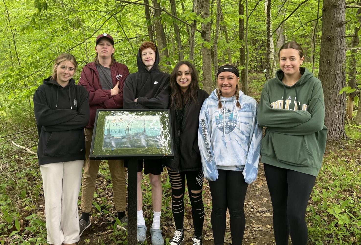 Proctor High School students pass on literacy with StoryWalk | Local ...