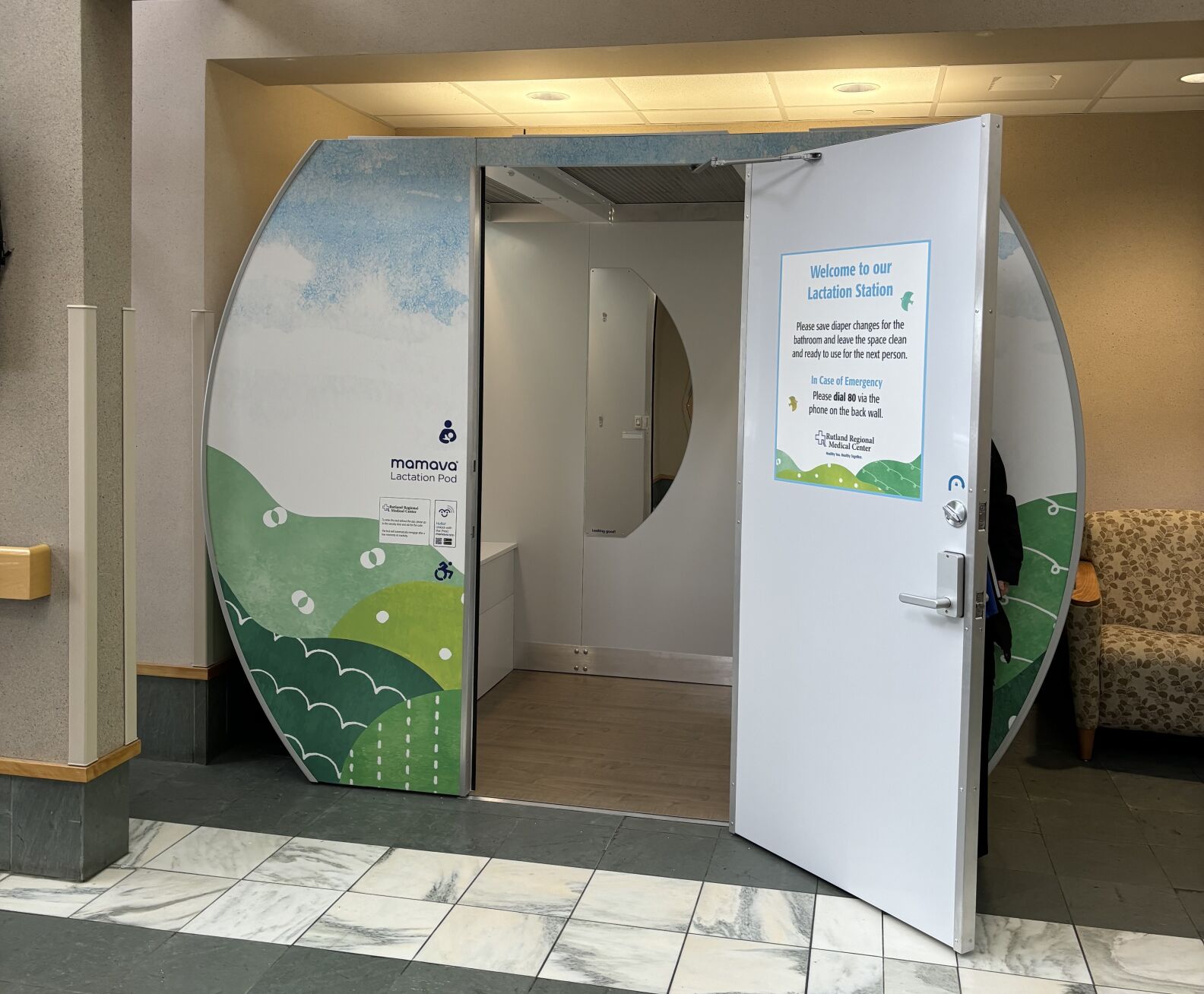 Rutland Regional Medical Center installs lactation pod | Local News ...