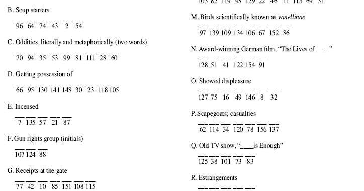 VERMONT CROSTIC PUZZLE | Puzzles | rutlandherald.com