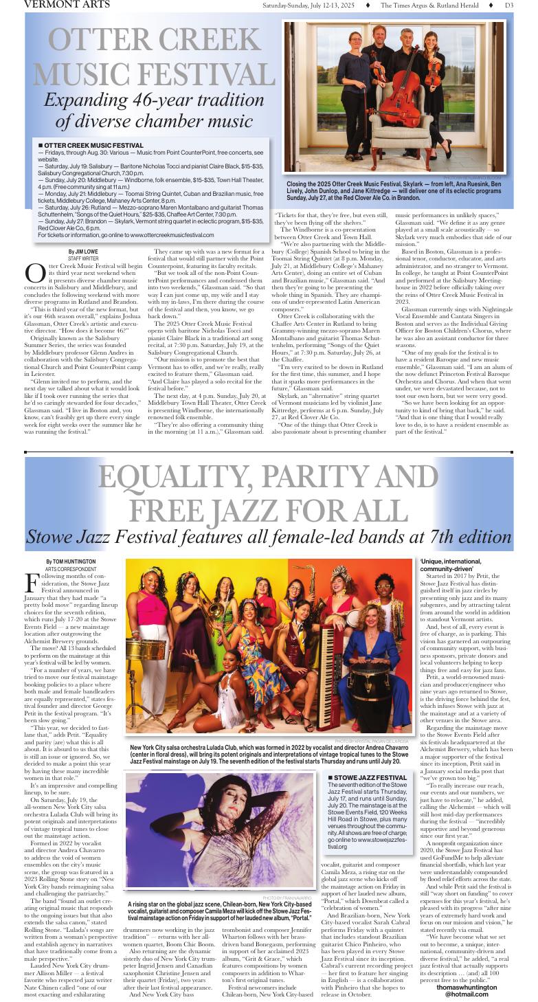 Page D3 | e-Edition | rutlandherald.com