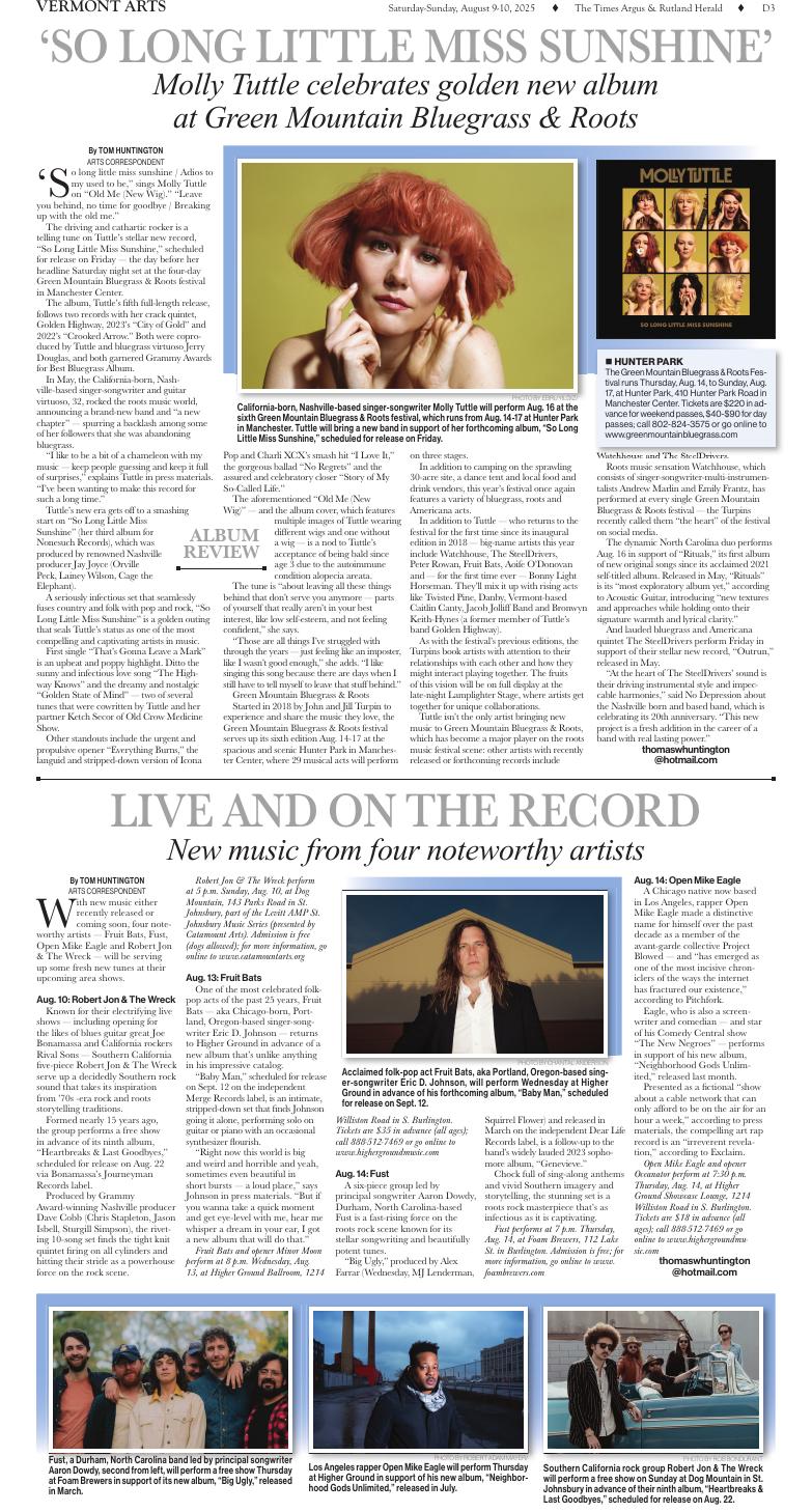 Page D3 | e-Edition | rutlandherald.com