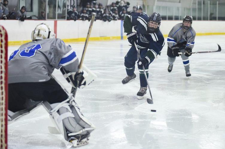 Timely goals, big stops from Brown send Pingree boys hockey past ...