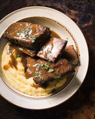 Short ribs braised in wine, aromatics make for elegant holiday dinner ...