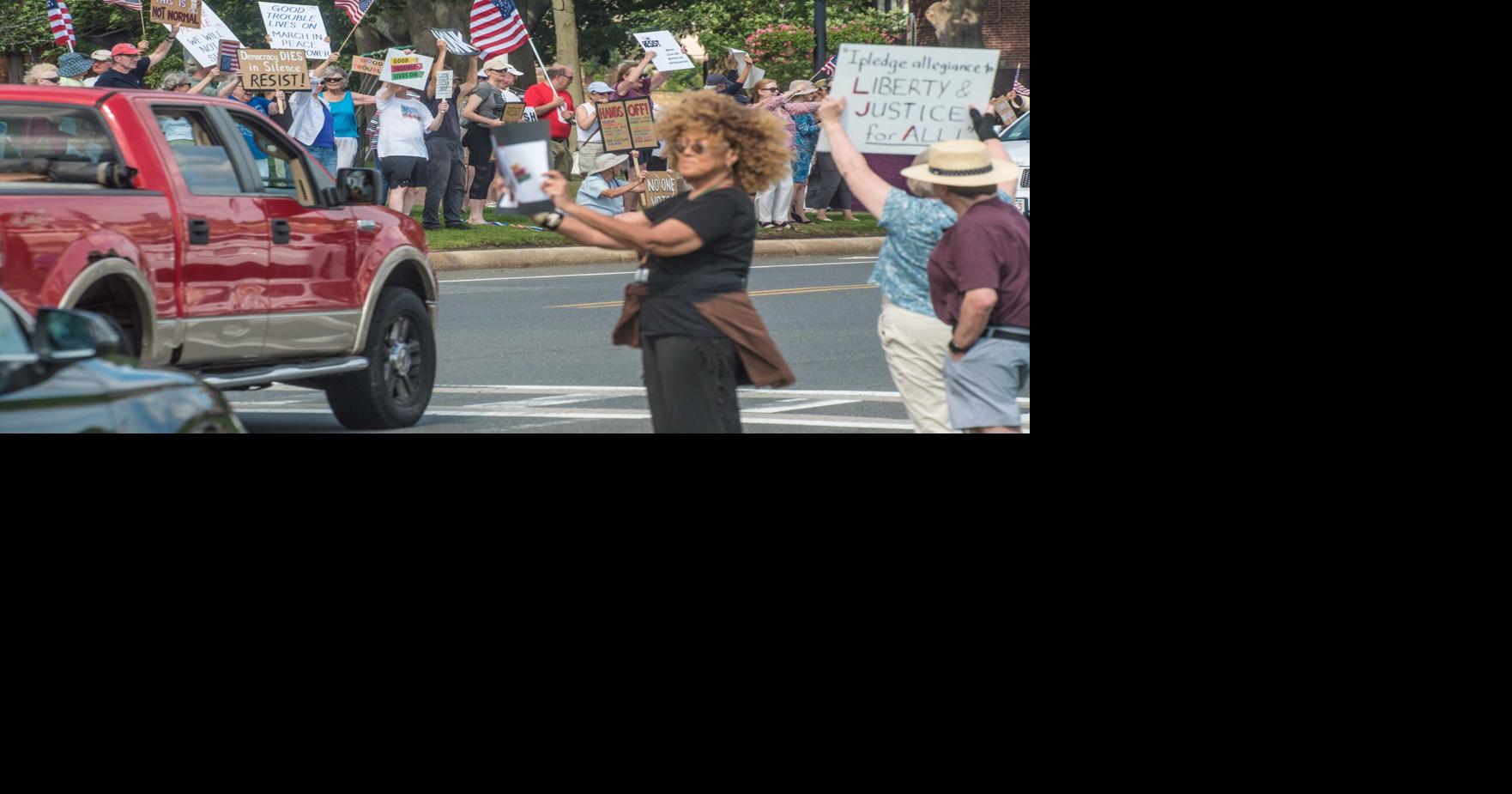 Local protesters join national day of action in tribute to John Lewis ...