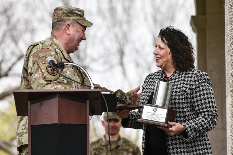First Muster honors troops, restored Washington Arch | News | salemnews.com