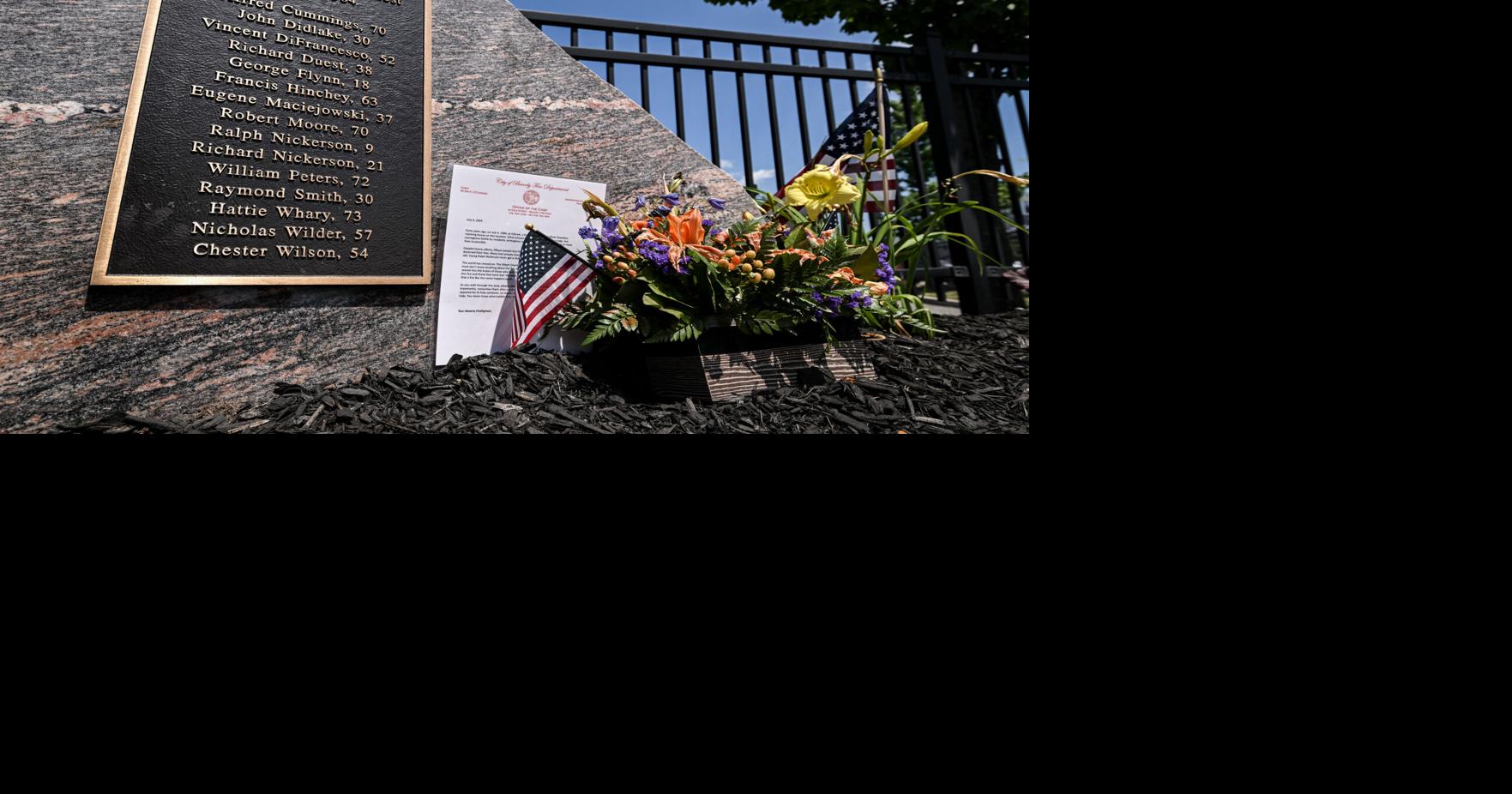 Firefighters mark 40th anniversary of Elliott Chambers fire | News ...