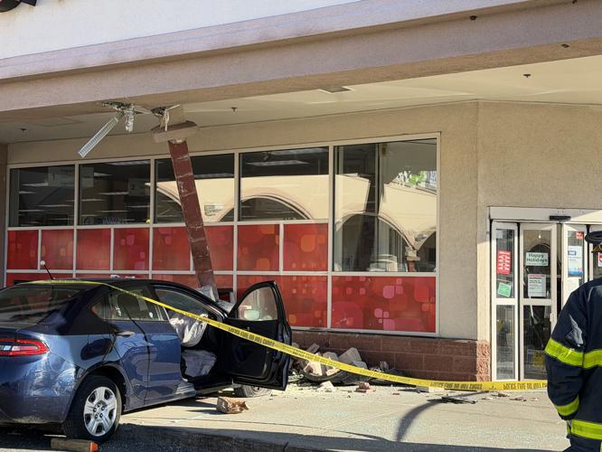 Crash into column outside of Peabody CVS injures driver, passenger ...