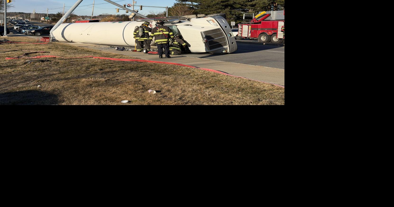 Propane tanker rolls over on Endicott Street | Local News | salemnews.com