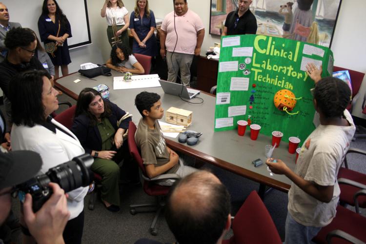 LEAP students show off future career paths explored in paid summer ...