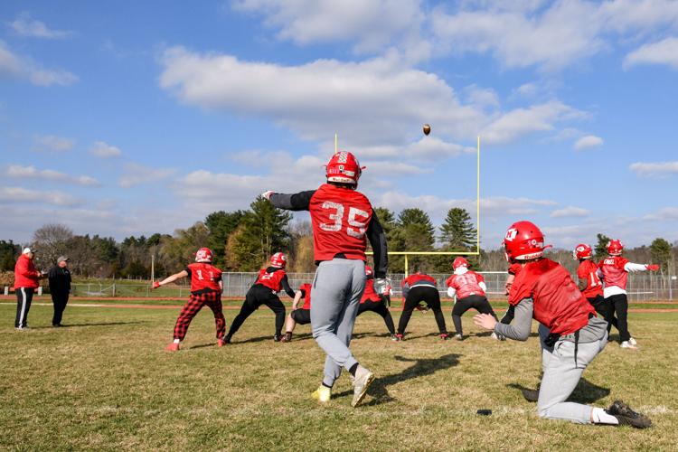 Former Masco football captain Cerullo stops by practice to offer words ...