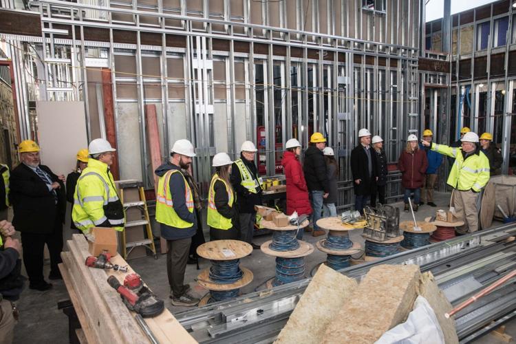 Officials tour new Peabody public safety building for first time ...