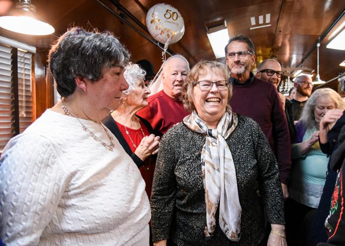 When John met Ellen; 50 years later, surprise greets couple at Portside ...