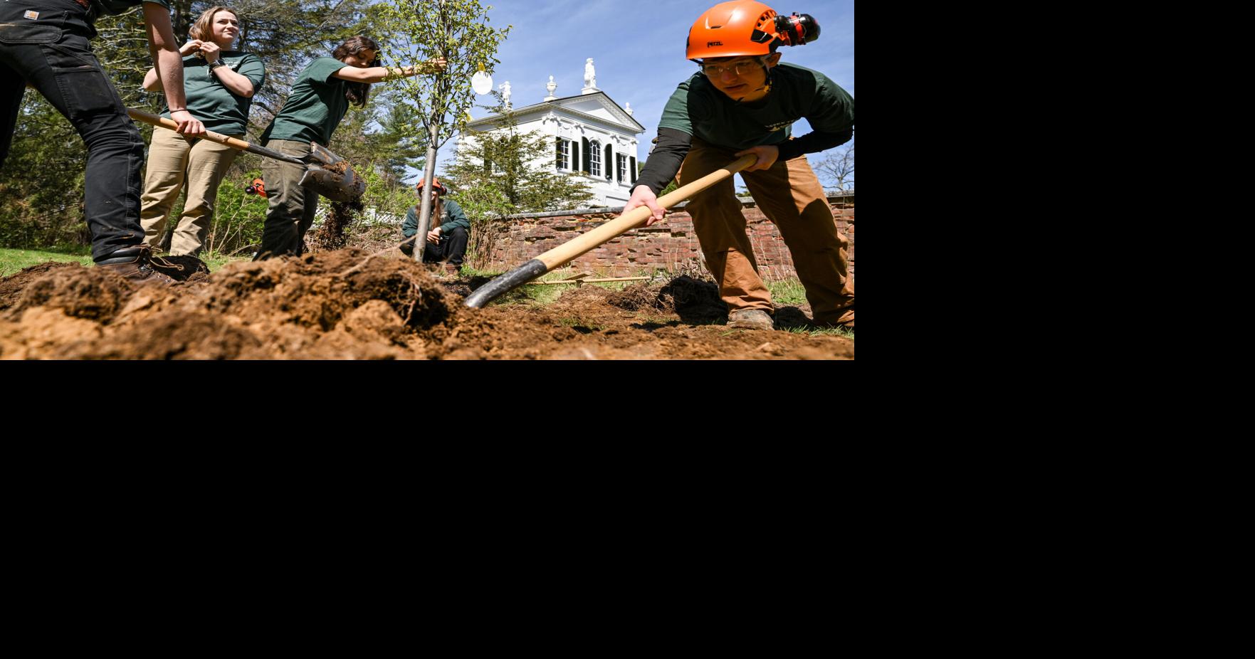 SLIDESHOW: Essex Tech arboriculture students plant a tree at Glen Magna ...