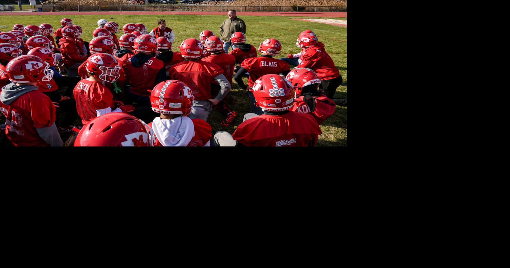 Former Masco football captain Cerullo stops by practice to offer words ...