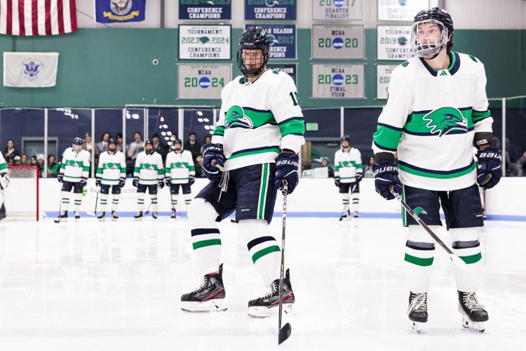 Three years after stroke, Smiley returns to the ice for Endicott men's ...
