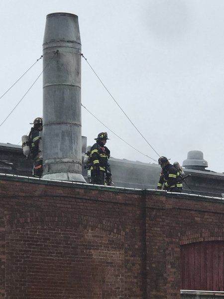 Firefighters chase stubborn roof fire in Pulaski Street mill | Local ...