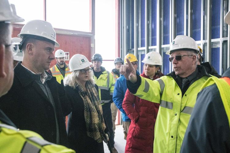 Officials tour new Peabody public safety building for first time ...