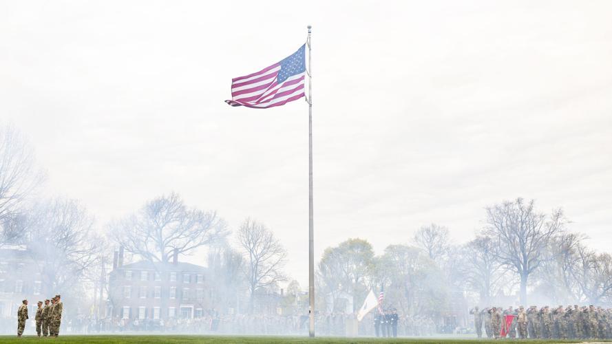 First Muster honors troops, restored Washington Arch | News | salemnews.com