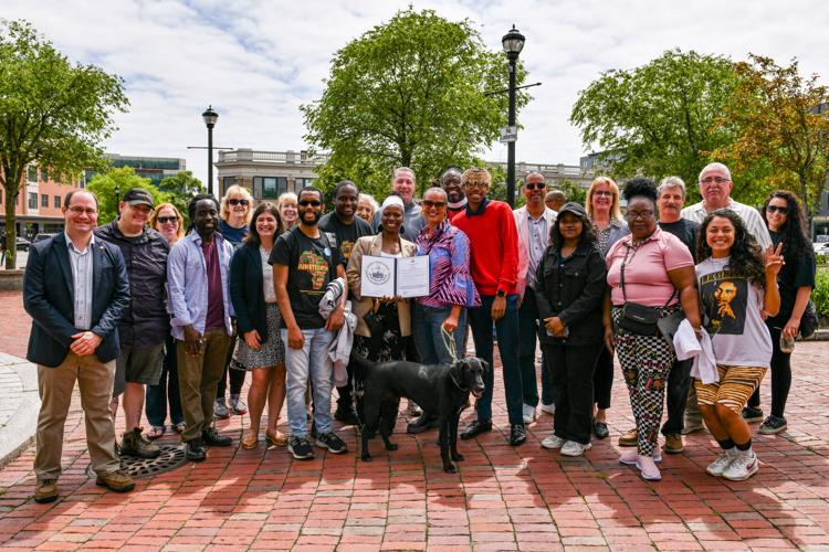 SLIDESHOW: Juneteenth Flag-Raising Ceremony at the Riley Plaza in Salem ...
