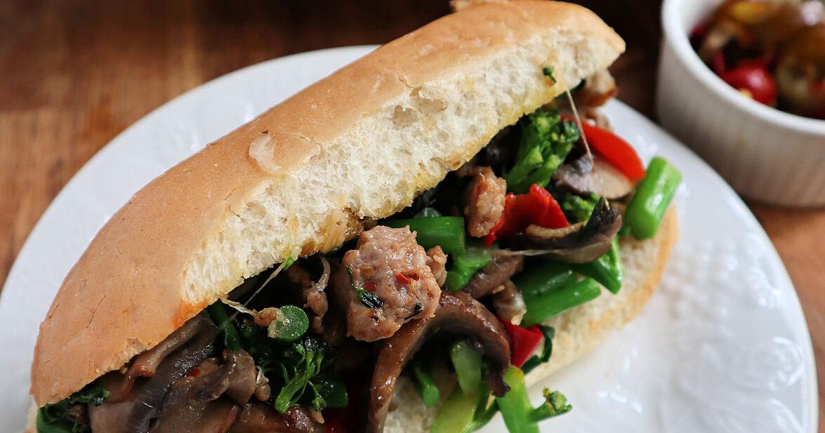 Sausage and broccoli rabe sub riffs on Philly classic | Lifestyles ...