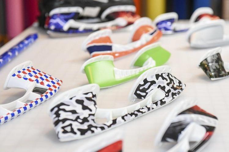 Locally owned Rink Rat Wrapz bringing color, style to hockey blades ...