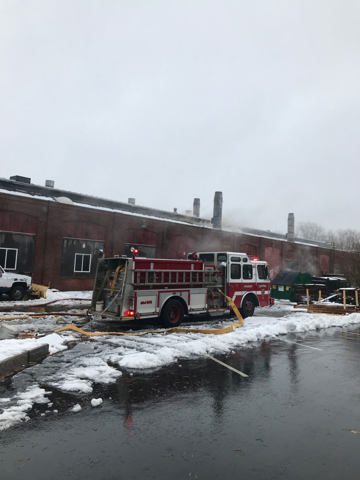 Crews battling fire on Pulaski Street in Peabody | News | salemnews.com