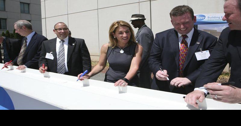 Pfizer breaks ground on new Andover facility | Business | salemnews.com