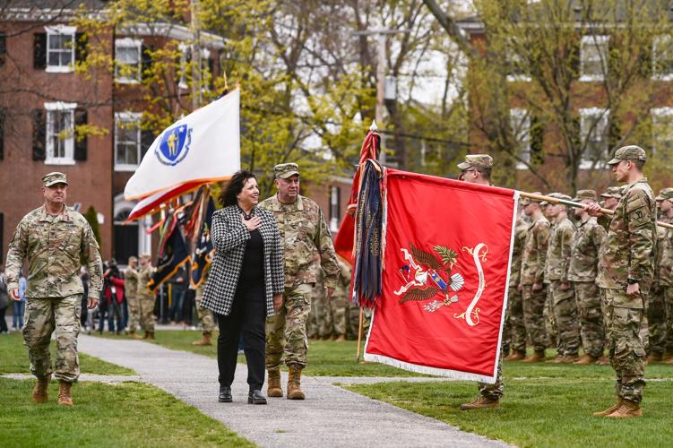 First Muster honors troops, restored Washington Arch | News | salemnews.com