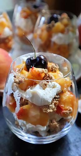 Peach and granola parfait is breakfast and dessert | Lifestyles ...
