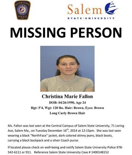 Salem State student Christina Fallon reported missing | Local News ...