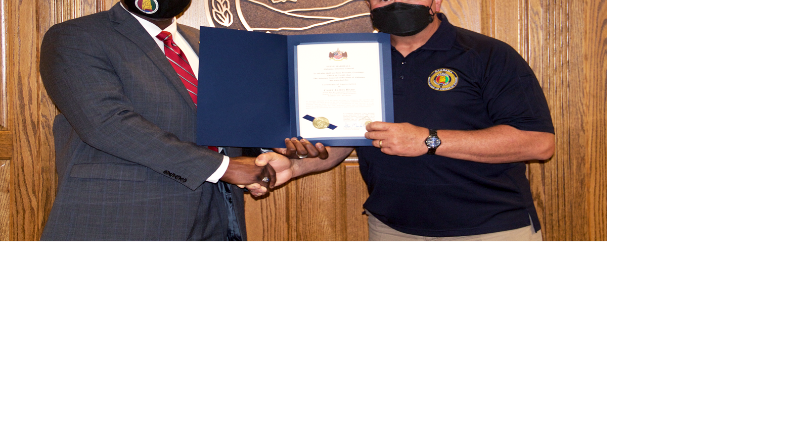 State Attorney General honors retired Sardis City Police Chief James ...