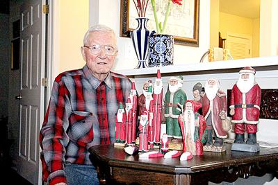 Leon Carr has crafted dozens of Christmas, Santa decorations ...