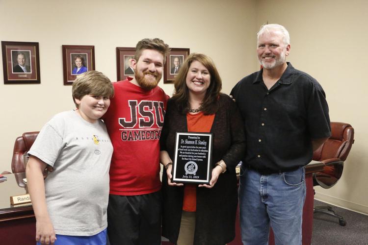 Stanley’s send-off | Boaz BOE gifts superintendent with plaque ...