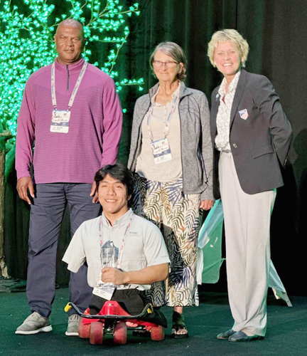 Gabe Marsh honored as 2023 National Spirit of Sport Recipient | High ...