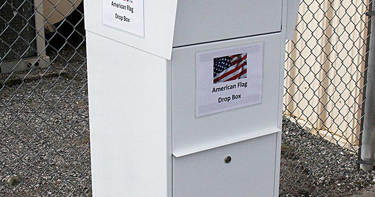 Boaz Veterans of Foreign Wars introduces used flag drop-off box | Free ...