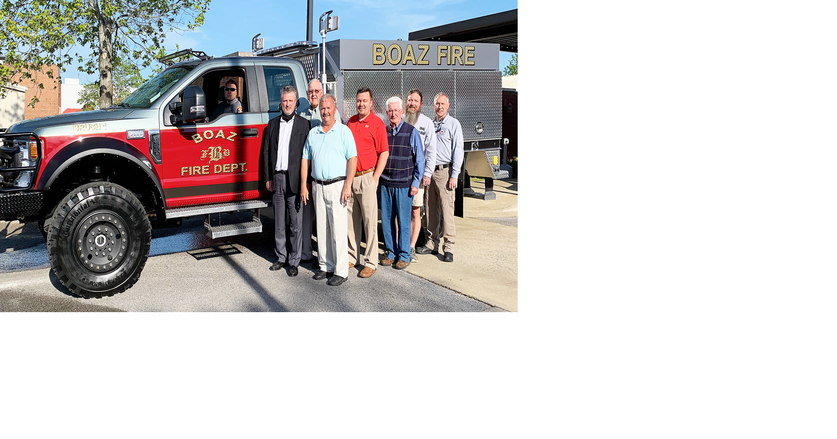 Boaz Council inspects new fire truck | Free Share ...