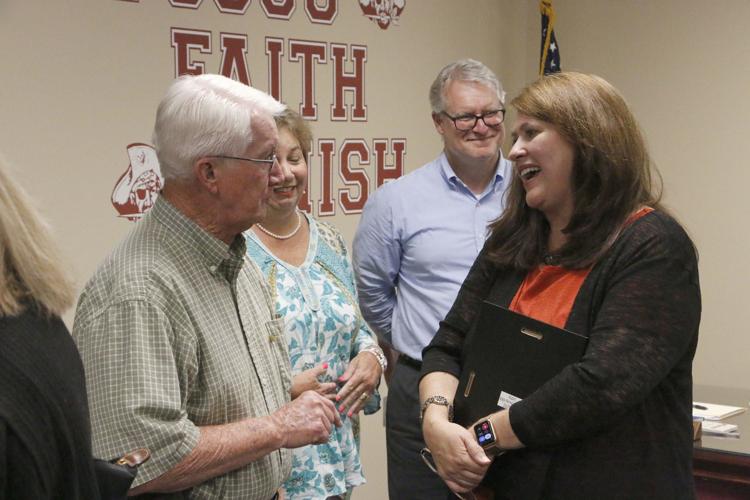 Stanley’s send-off | Boaz BOE gifts superintendent with plaque ...