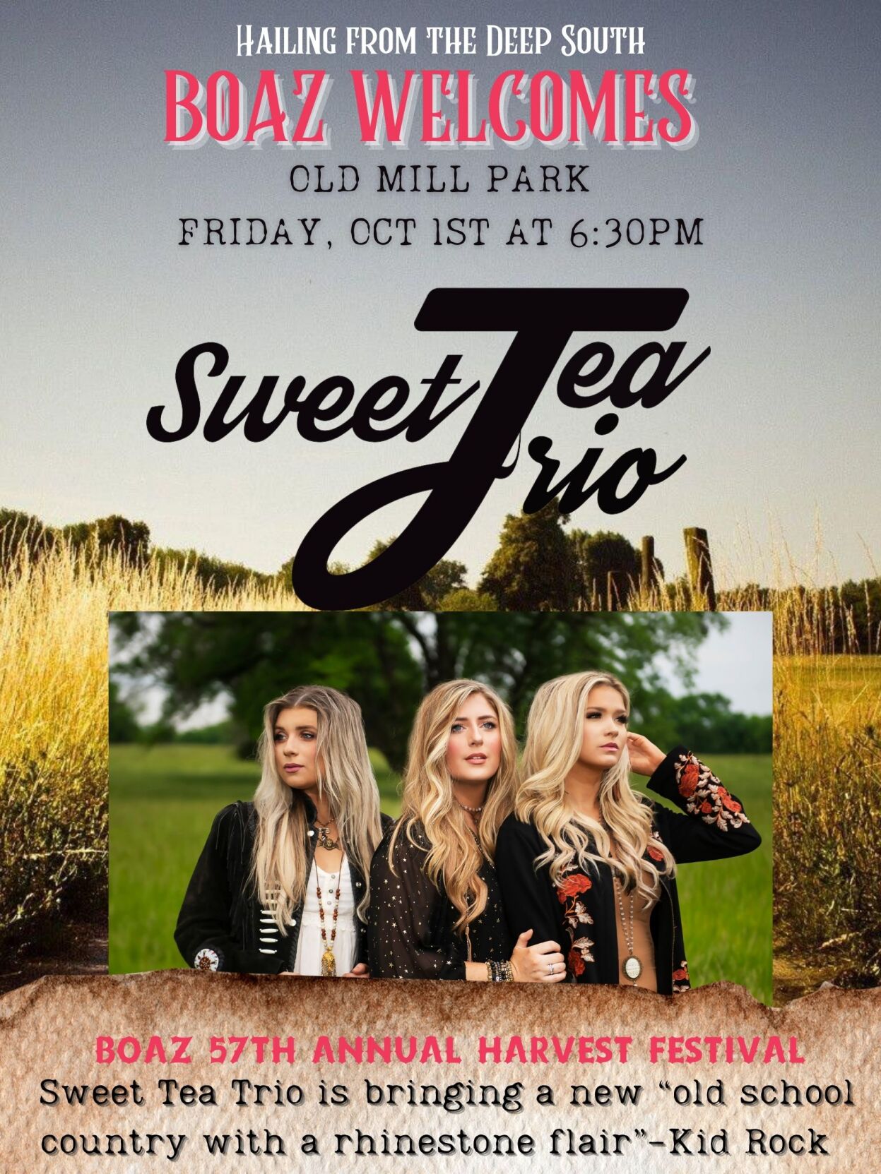 Sweet Tea Trio to headline Friday night concert | Free Share ...