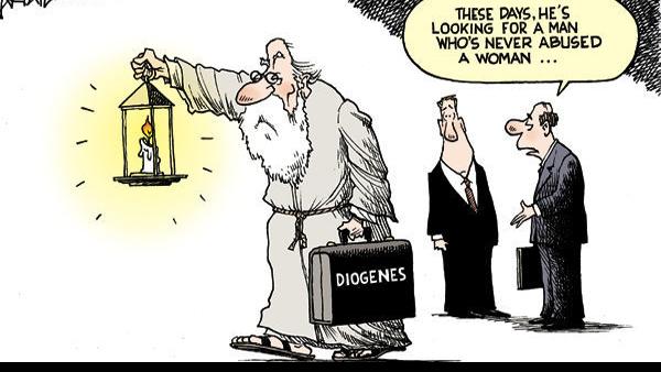 Editorial cartoon: Diogenes' search | Opinion | santamariatimes.com