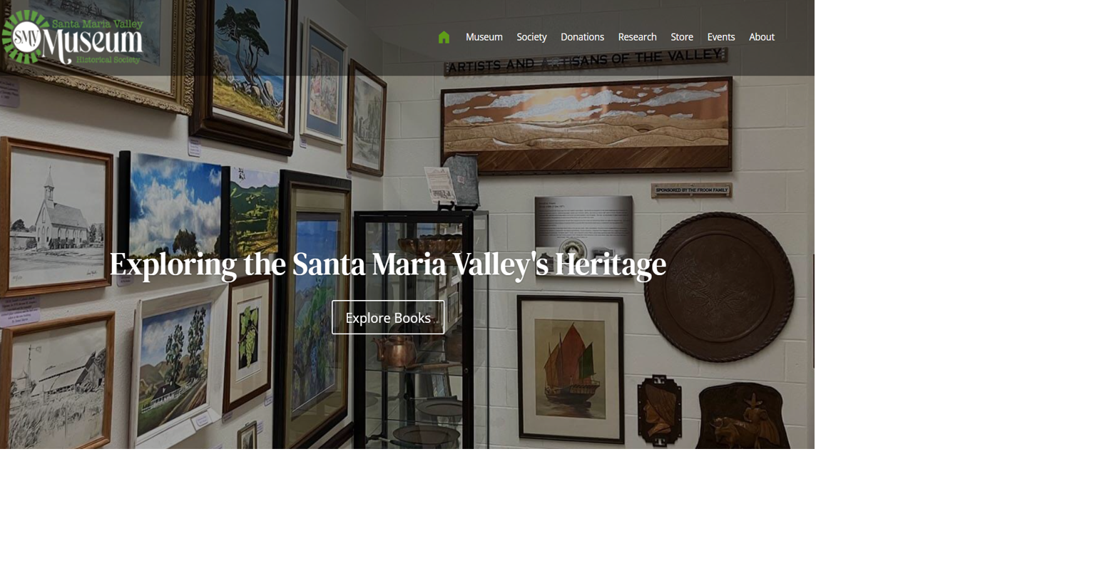 Santa Maria Historical Society Museum website gets modern update ...
