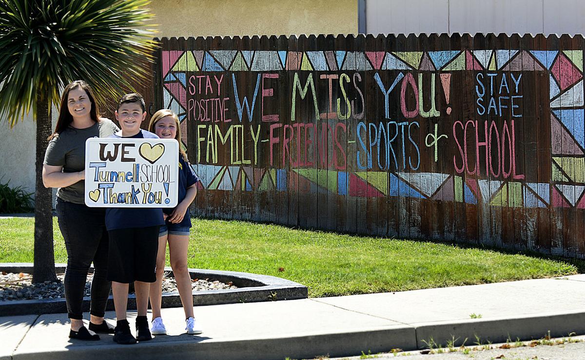Tunnell School teachers organize parade of encouragement for students ...