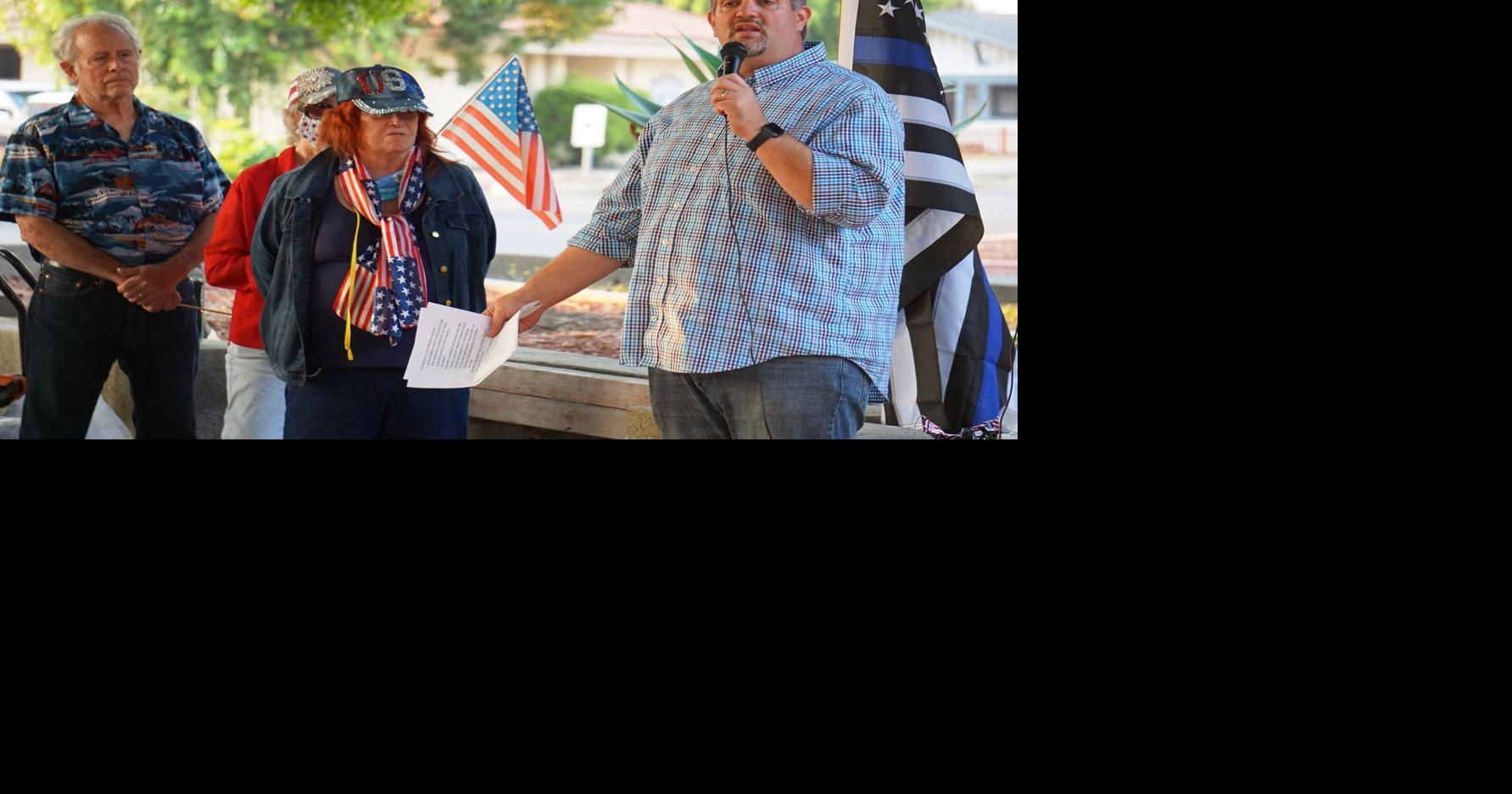 Lompoc demonstrators show support for police, call on city leaders to ...