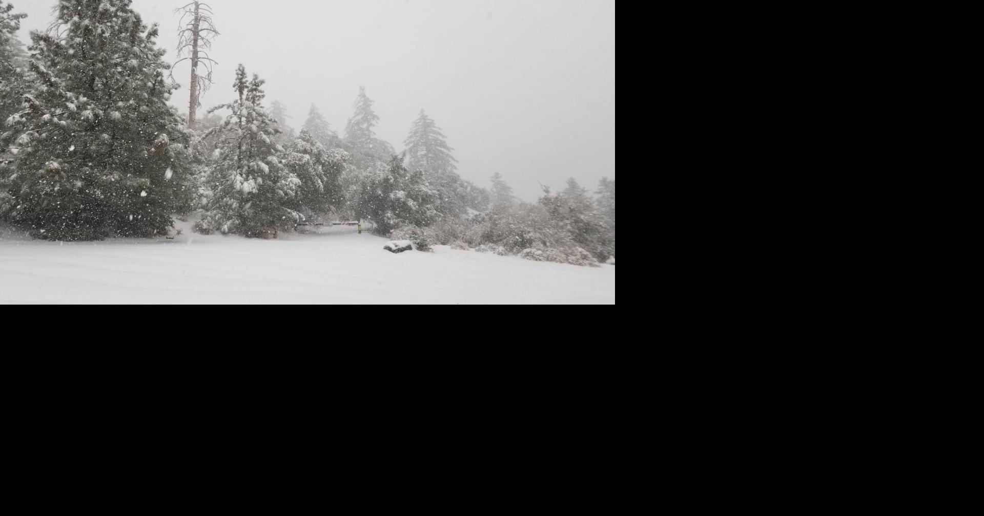Holiday snowfall blankets Santa Barbara County mountains | Local News ...