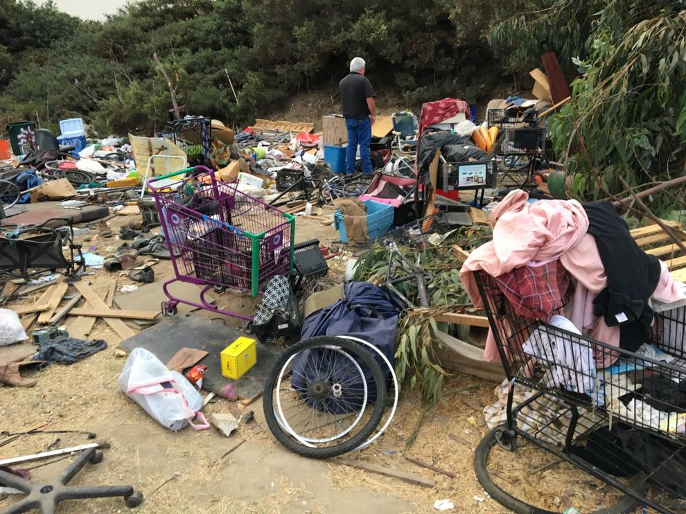 Photos: Lompoc begins homeless camp cleanup in riverbed | Local News ...