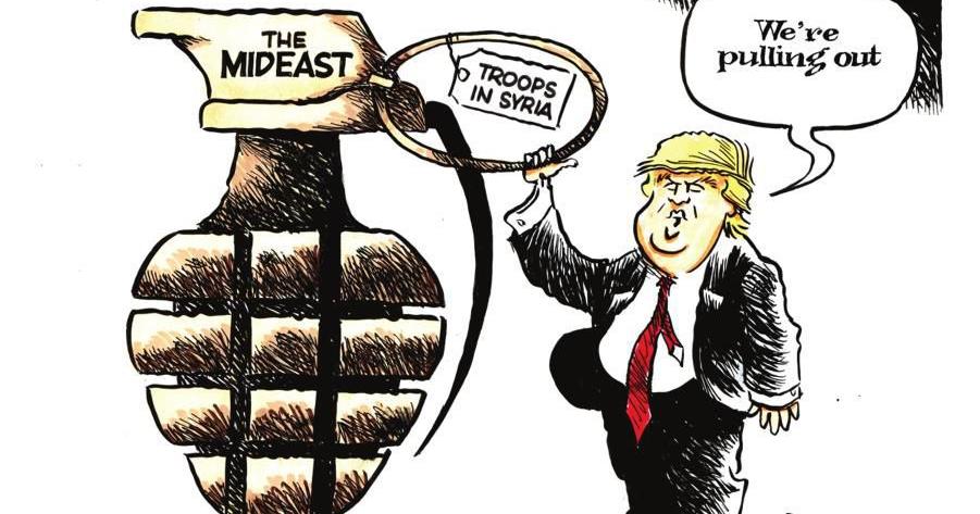 Editorial cartoon: Pulling out | Editorial | santamariatimes.com