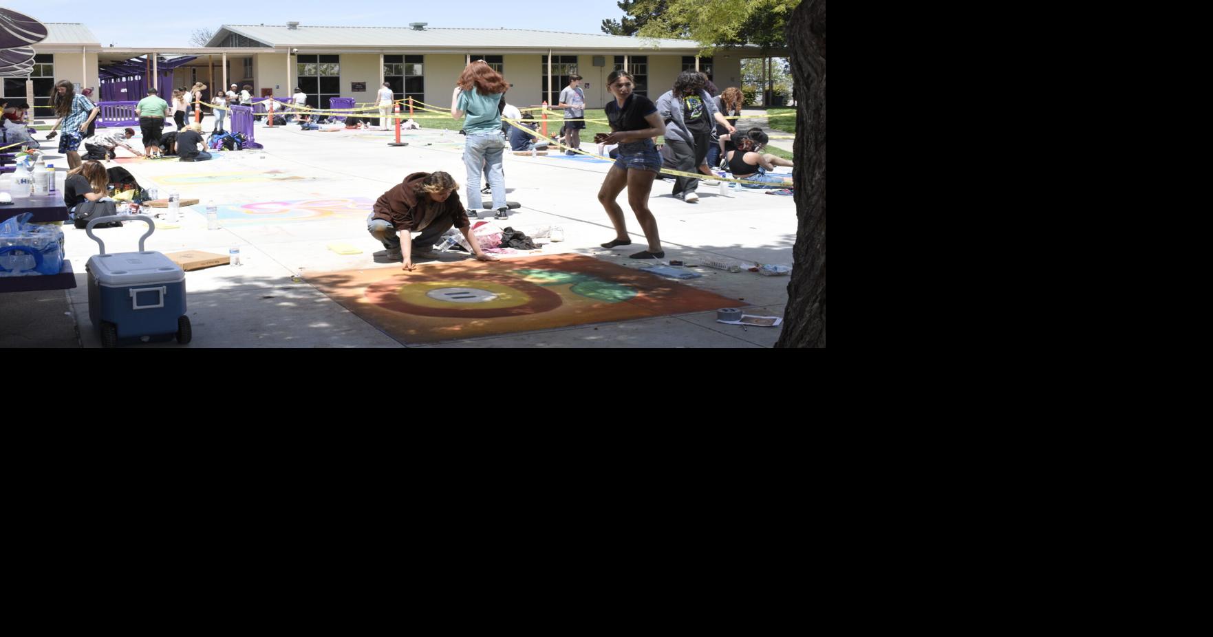 Photos: Righetti High School hosts annual Chalk Festival and Art Show ...