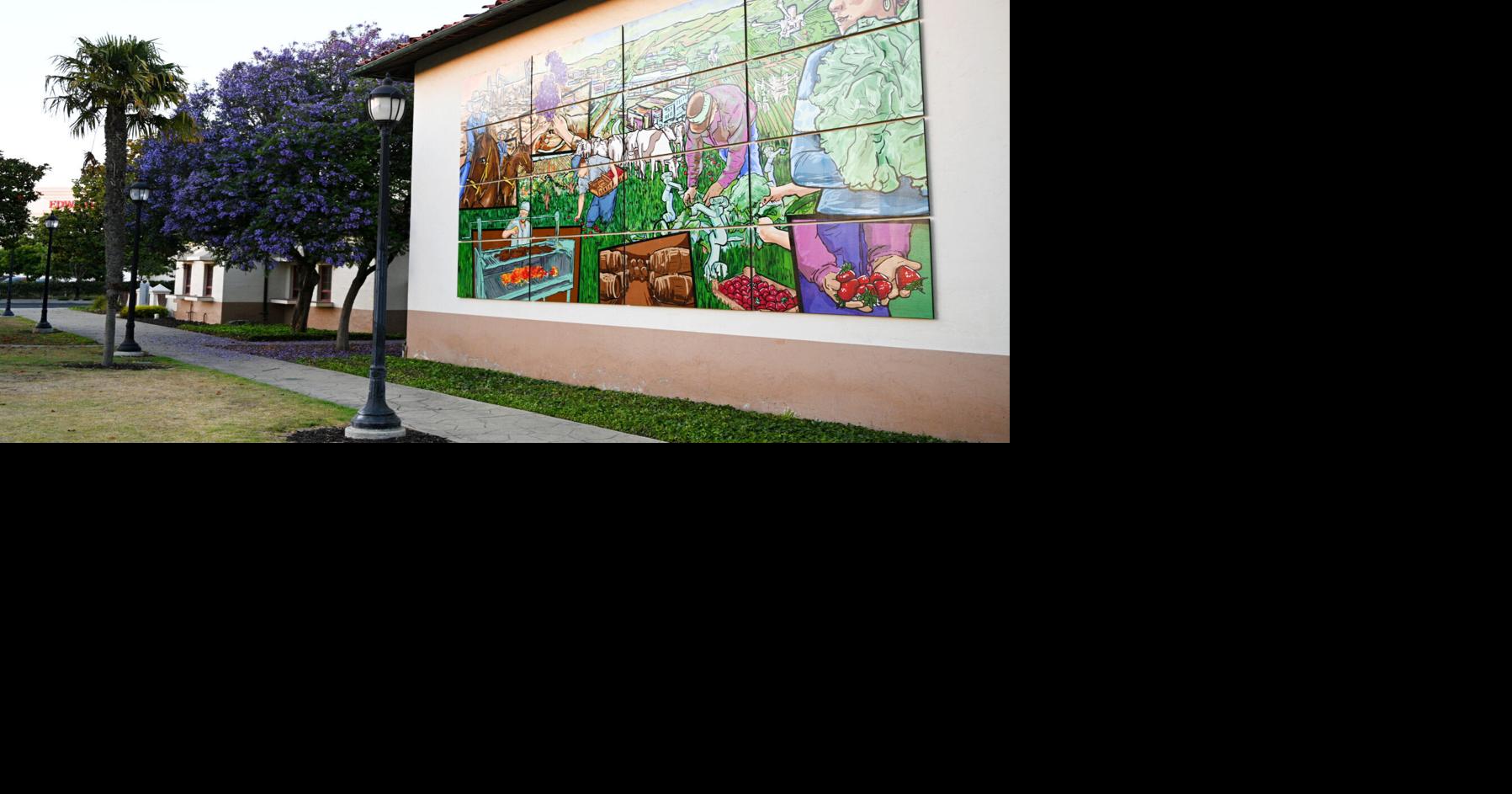New Hobbs Civic Center mural adds to Santa Maria's growing public art ...