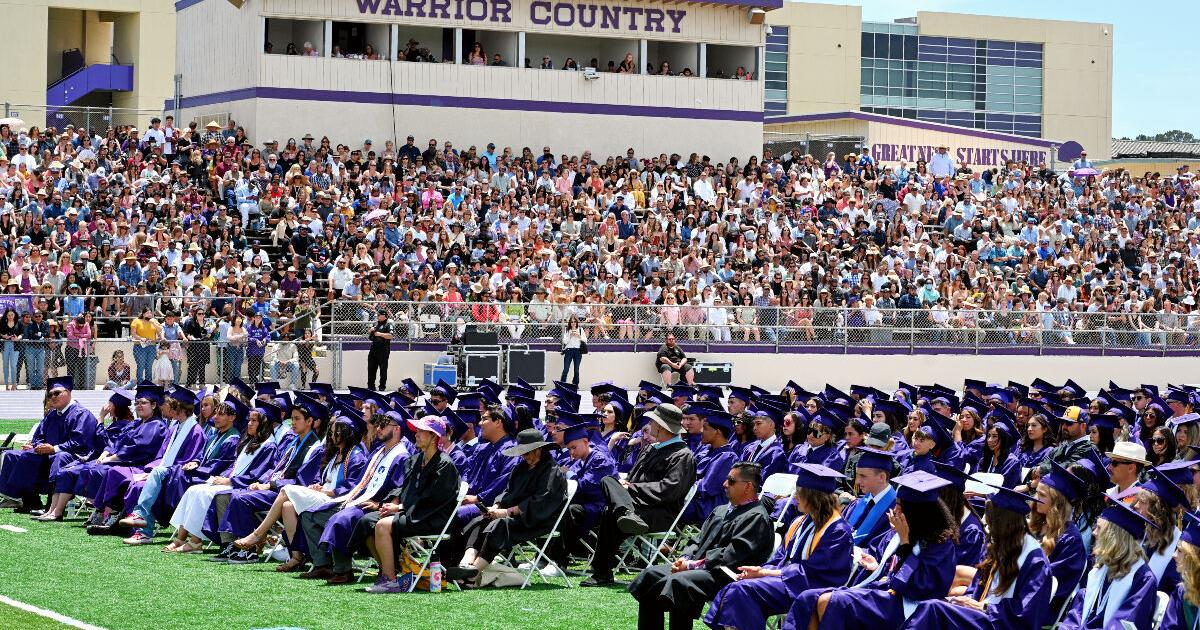 Photos: Thursday's Righetti High School graduation ceremony ...